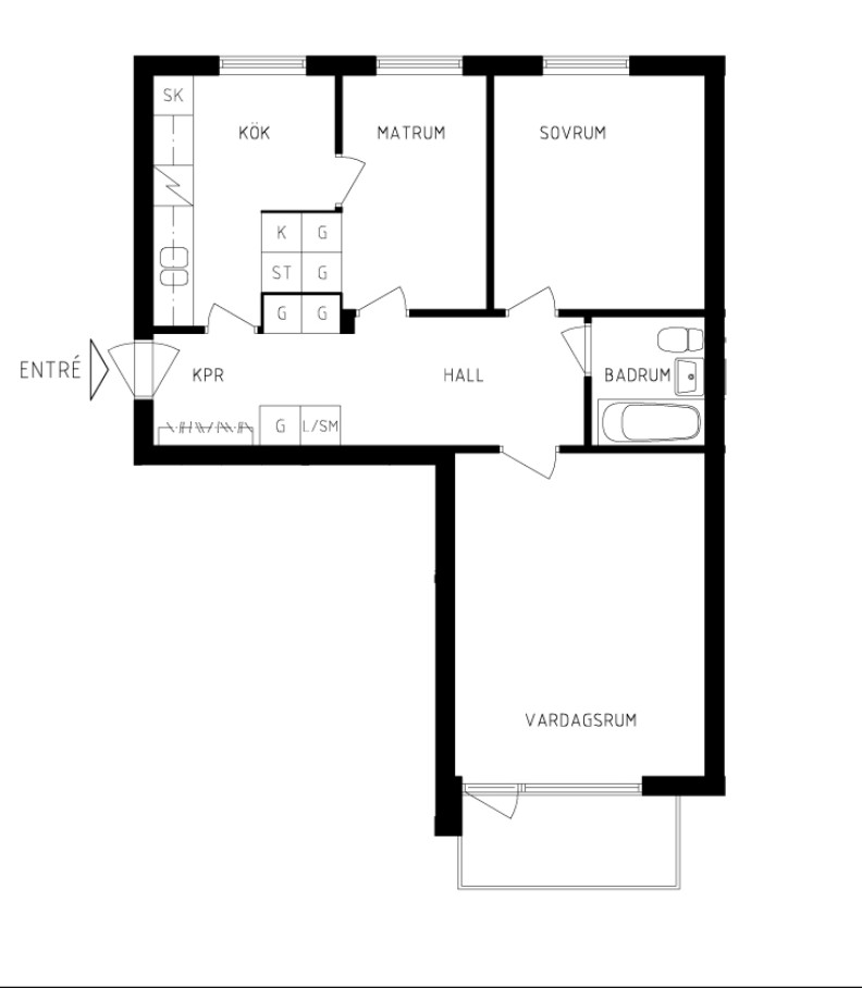 Törnbacken, Solna - Lägenhet | Blocket Bostad